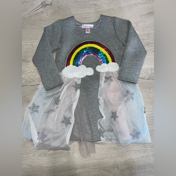 Halabaloo | Dresses | Little Girls Rainbow Hala Baloo Size 4 Dress ...